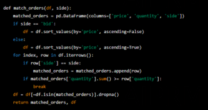 Implementing a Limit Order Book in Python (Coding)